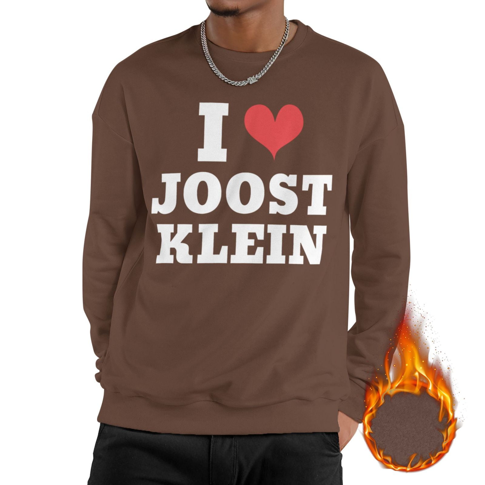 Joost Klein Men's Fleece Crew-neck Hoodie - Walmart.com