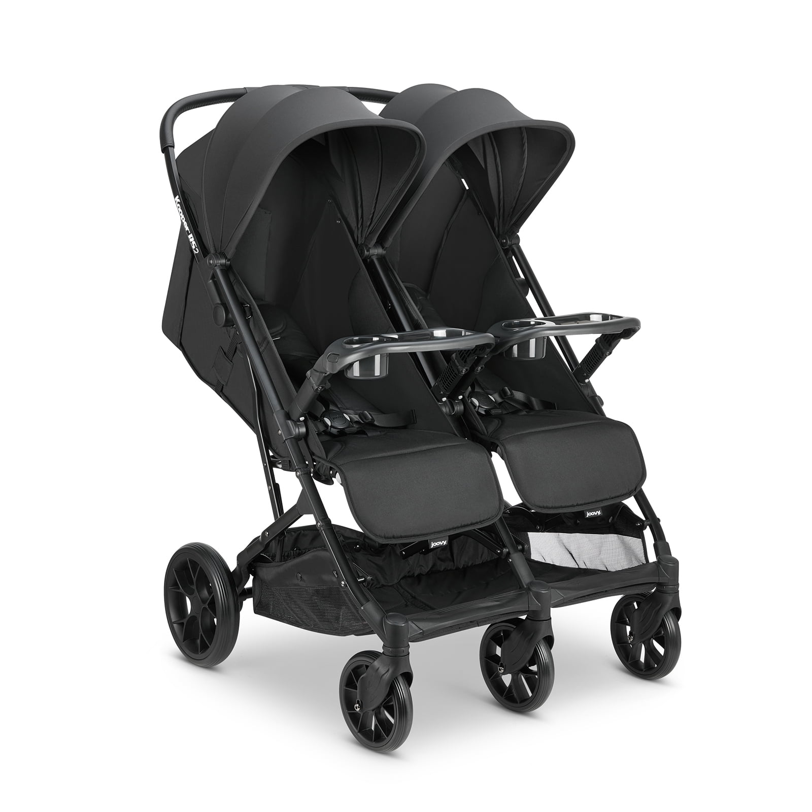 Joovy Kooper RS2 Twin Lightweight Foldable Travel Double Stroller for ...
