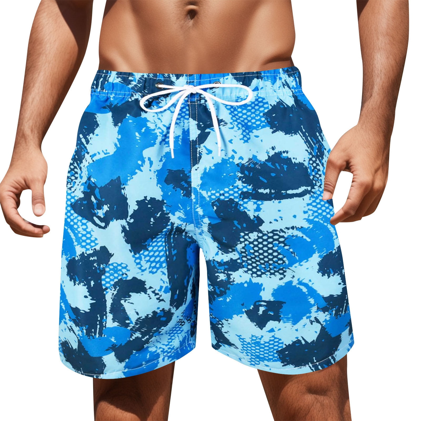 Joower Mens Swim Trunks Clearance - Bathing Suit High Waisted Bathing ...