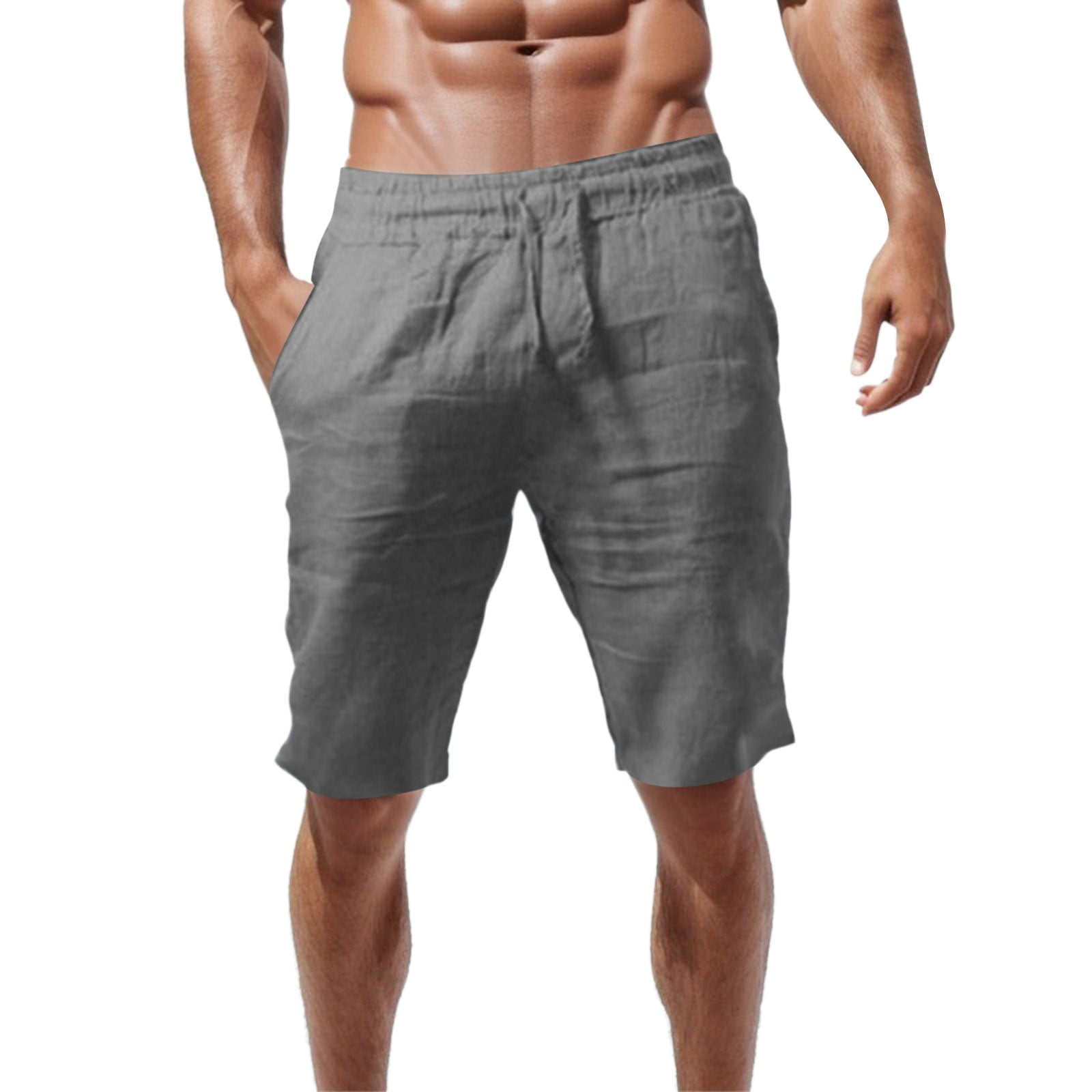 Joower Short Shorts For Men Clearance Shorts - Linen Shorts For Men ...