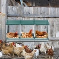 Jopath 3 Chicken Nesting Boxes, Metal Nesting Boxes Wall Mount Chicken ...