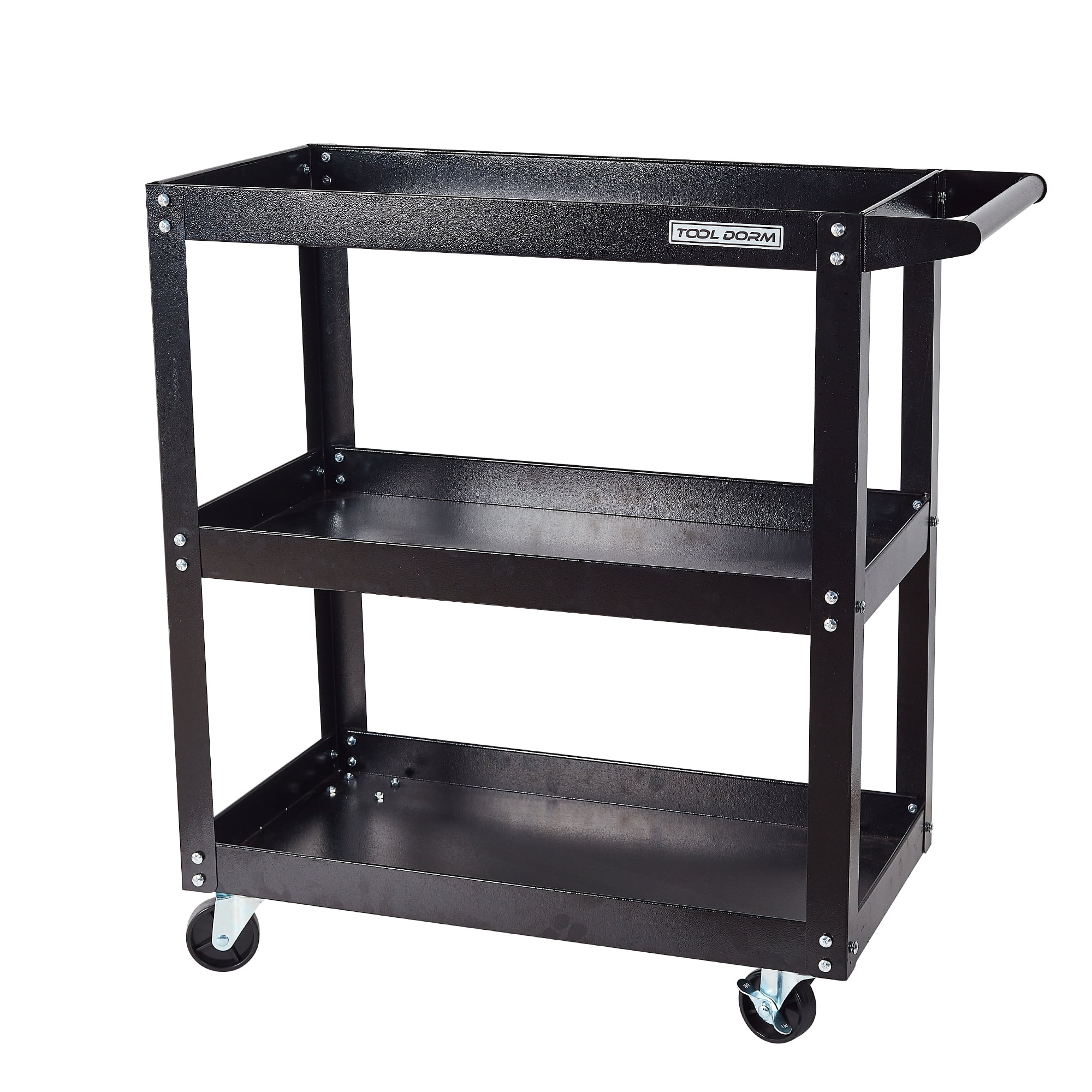 Jopath 3-Tier Rolling Tool Cart Utility Cart on Wheels, 450 lb Heavy ...