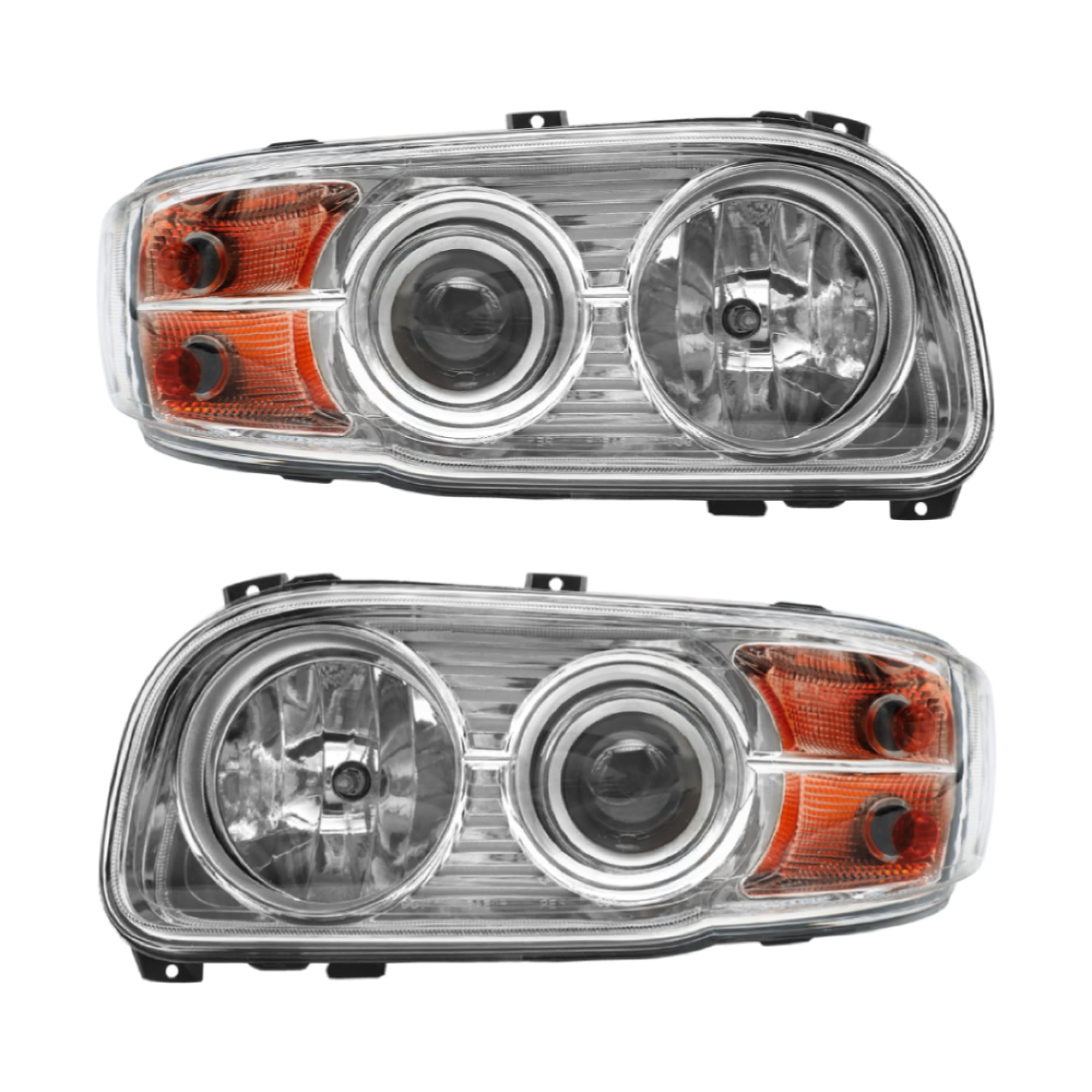 Jopath Chrome Headlights Assembly Compatible Halogen Headlights ...