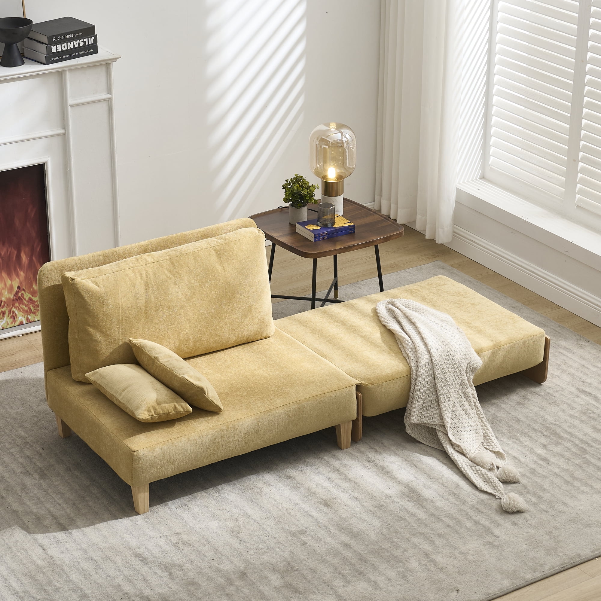 Jopath Foldable Sofa Bed,3-in-1 Convertible Sleeper Chair,Modern ...