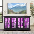 Jopath LED Display Cabinet with Glass Doors, Antique Display Cabinet ...