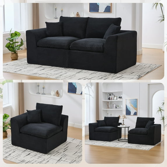 Jopath Modular Sectional Sofa Cloud Couch,Comfy Cloud Modern Sofa With ...