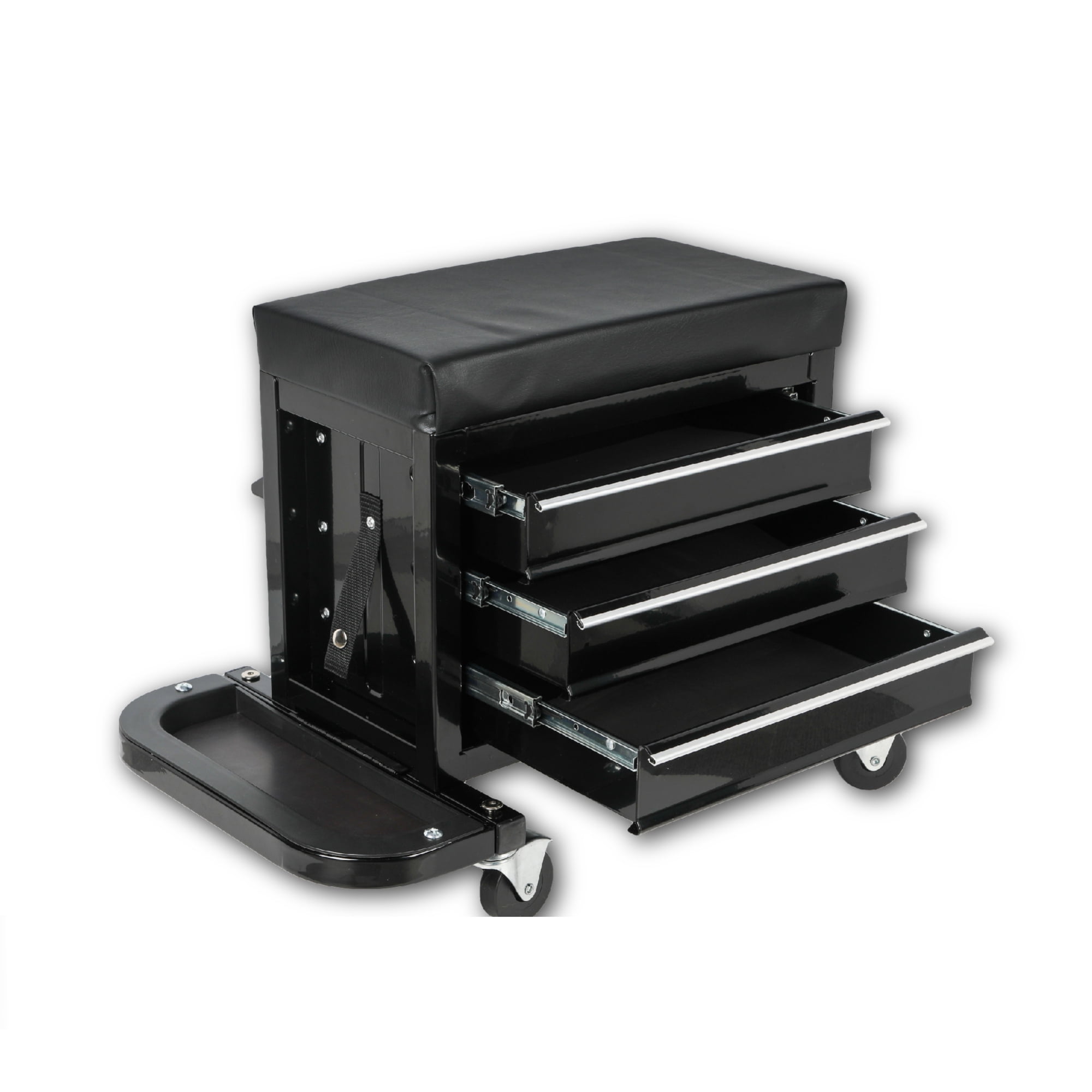 Jopath Msin 3-Drawer Rolling Mechanic Seat & Tool Chest - Heavy-Duty ...