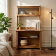 Jopath Multi Functional Bamboo Folding Table, Space Saving Multiple ...