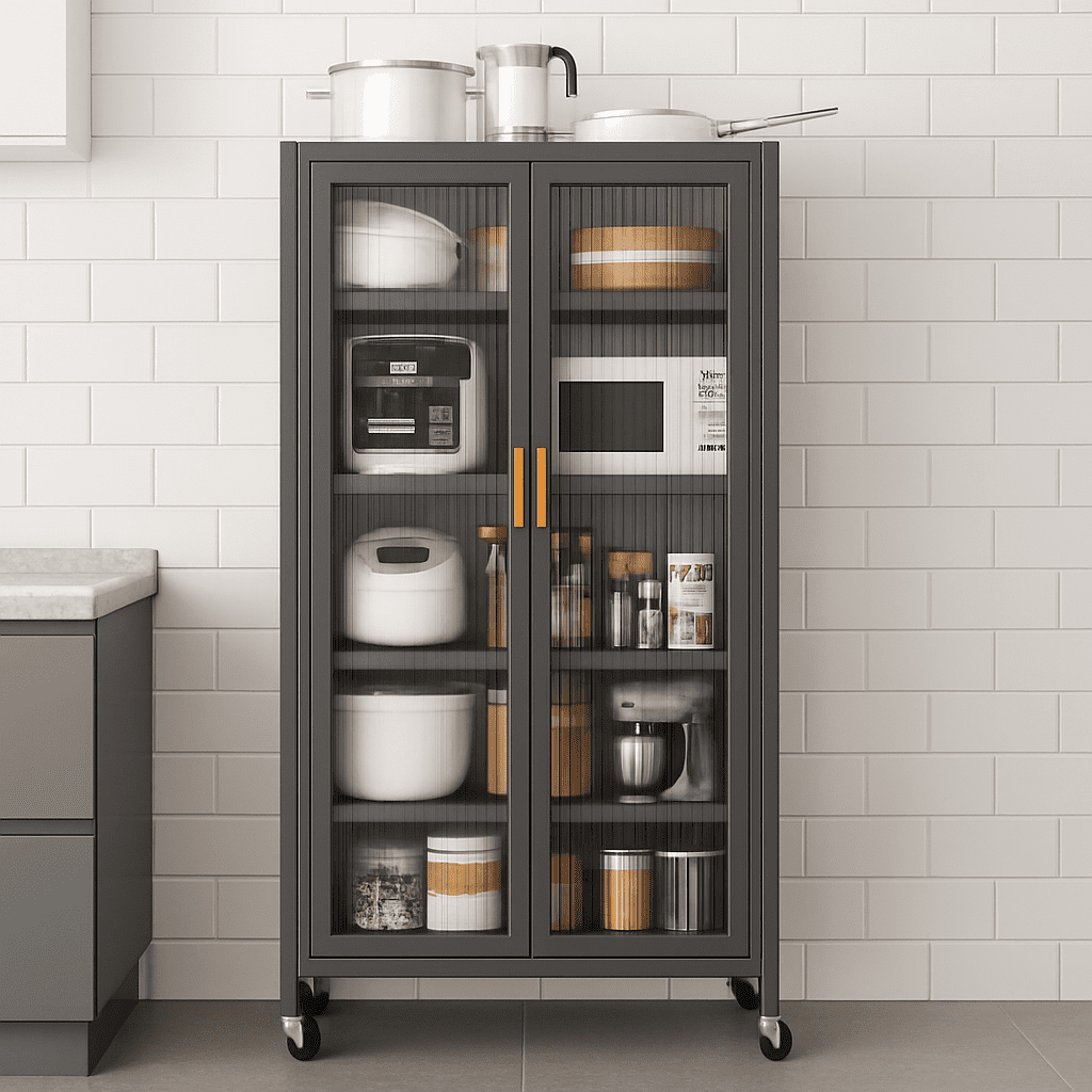 Jopath Open-Door Kitchen Pantry Storage Cabinet,Multilevel Pantry ...