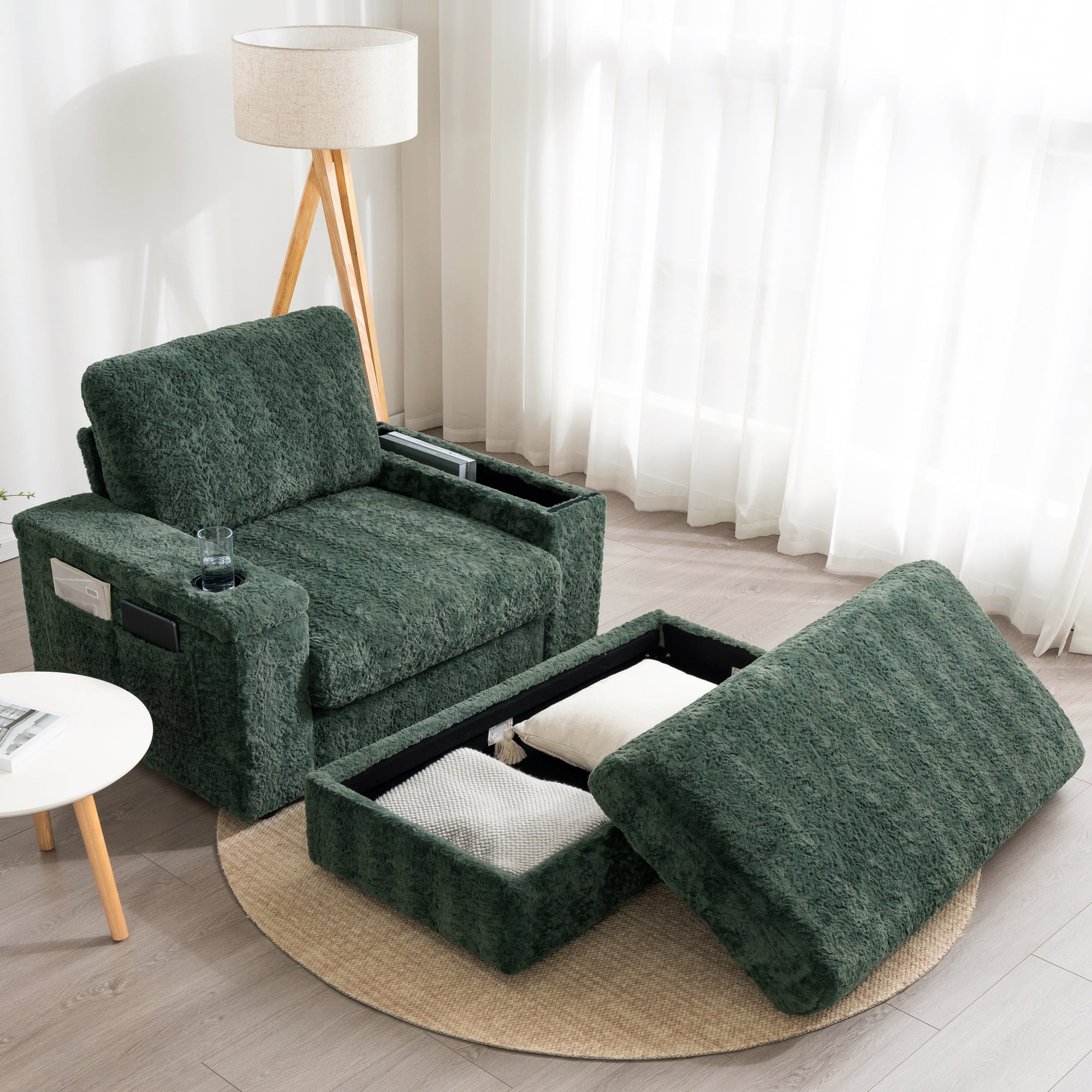 Jopath Oversized Single Sofa 42" Chaise Lounge Indoor,Upholstered ...