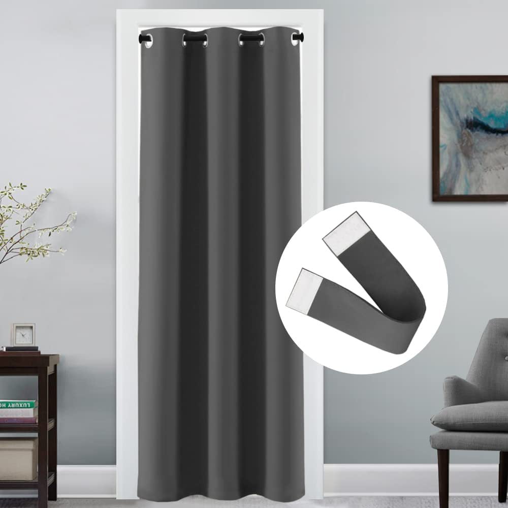 Joqmia Blackout Curtains for Doorways and Closets, Thermal Insulated ...