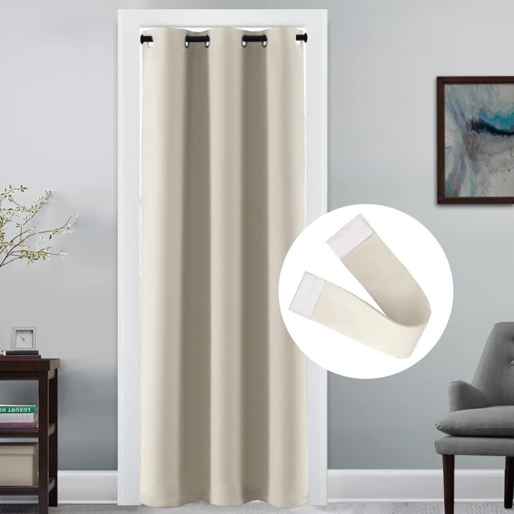 Joqmia Blackout Curtains for Doorways and Closets, Thermal Insulated ...