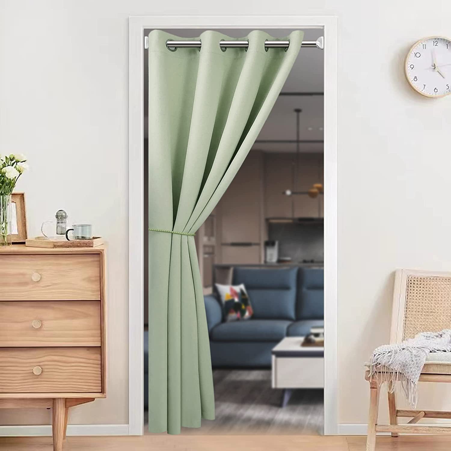 Joqmia Blackout Curtains for Doorways and Closets, Thermal Insulated ...