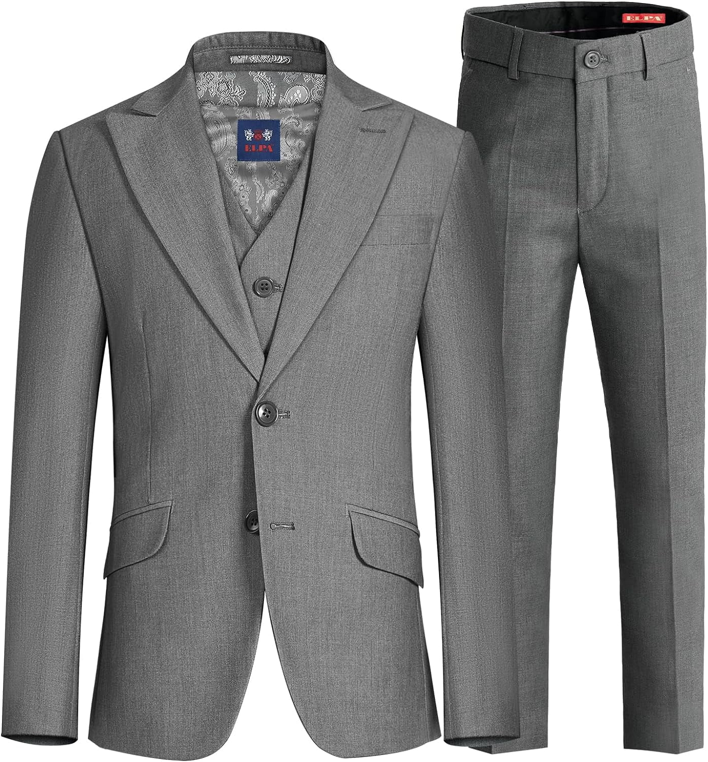 Joqmia Boys Formal Suit Set Kids Suits Slim Fit Dresswear,Peaked Lapel ...