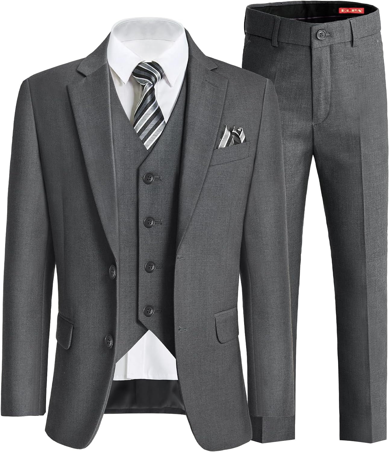 Joqmia Boys Formal Suit Set Kids Suits Slim Fit Dresswear,Peaked Lapel ...