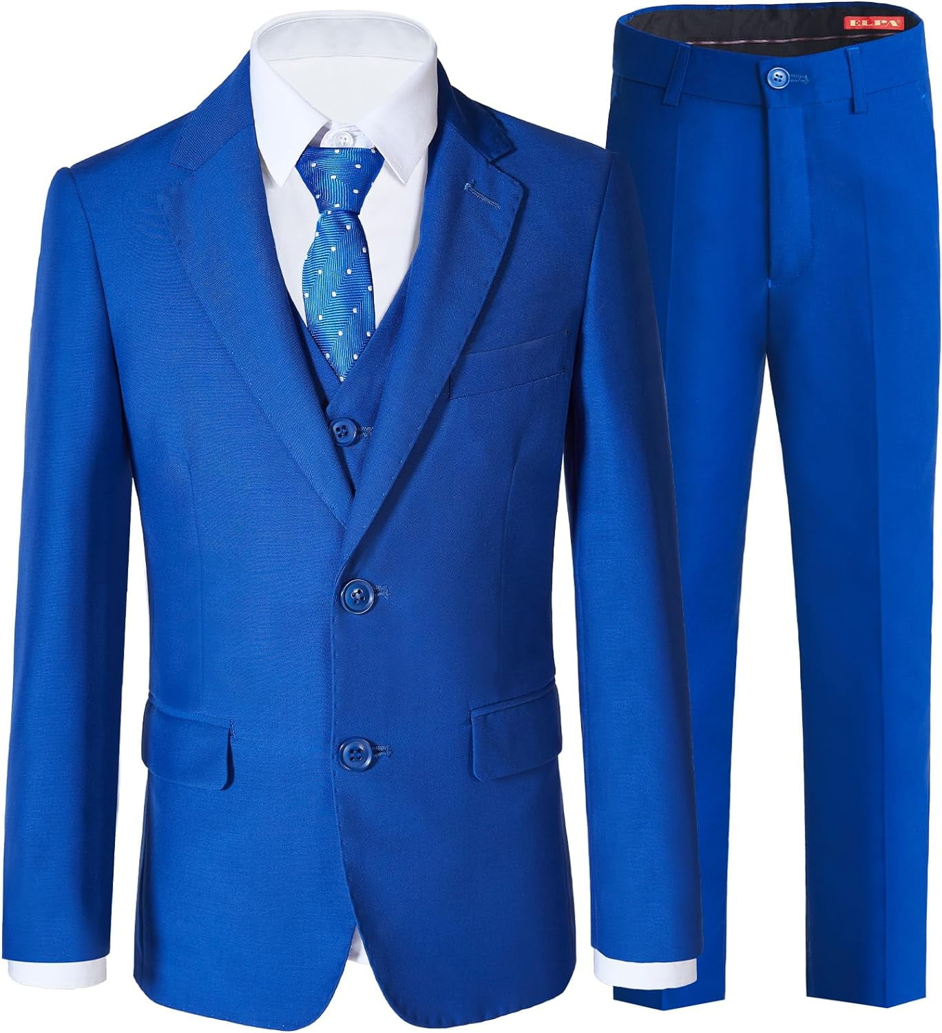 Joqmia Boys Suit 5 Pieces Little Boy and Big Boys Formal Suit Set ...