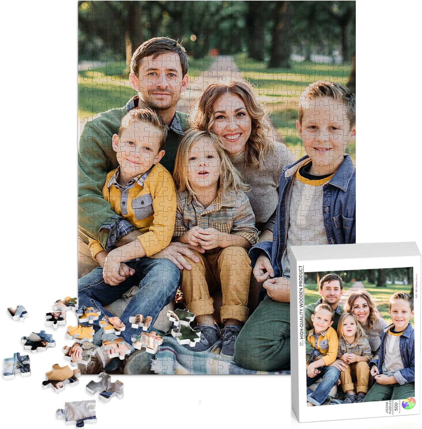 Joqmia Custom Puzzle, Personalized Puzzle for Photo 120/200/300/500/520 ...