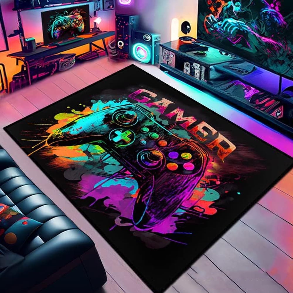 Joqmia Gaming Rug - Gaming Carpet for Bedroom and Living Room - Walmart.com