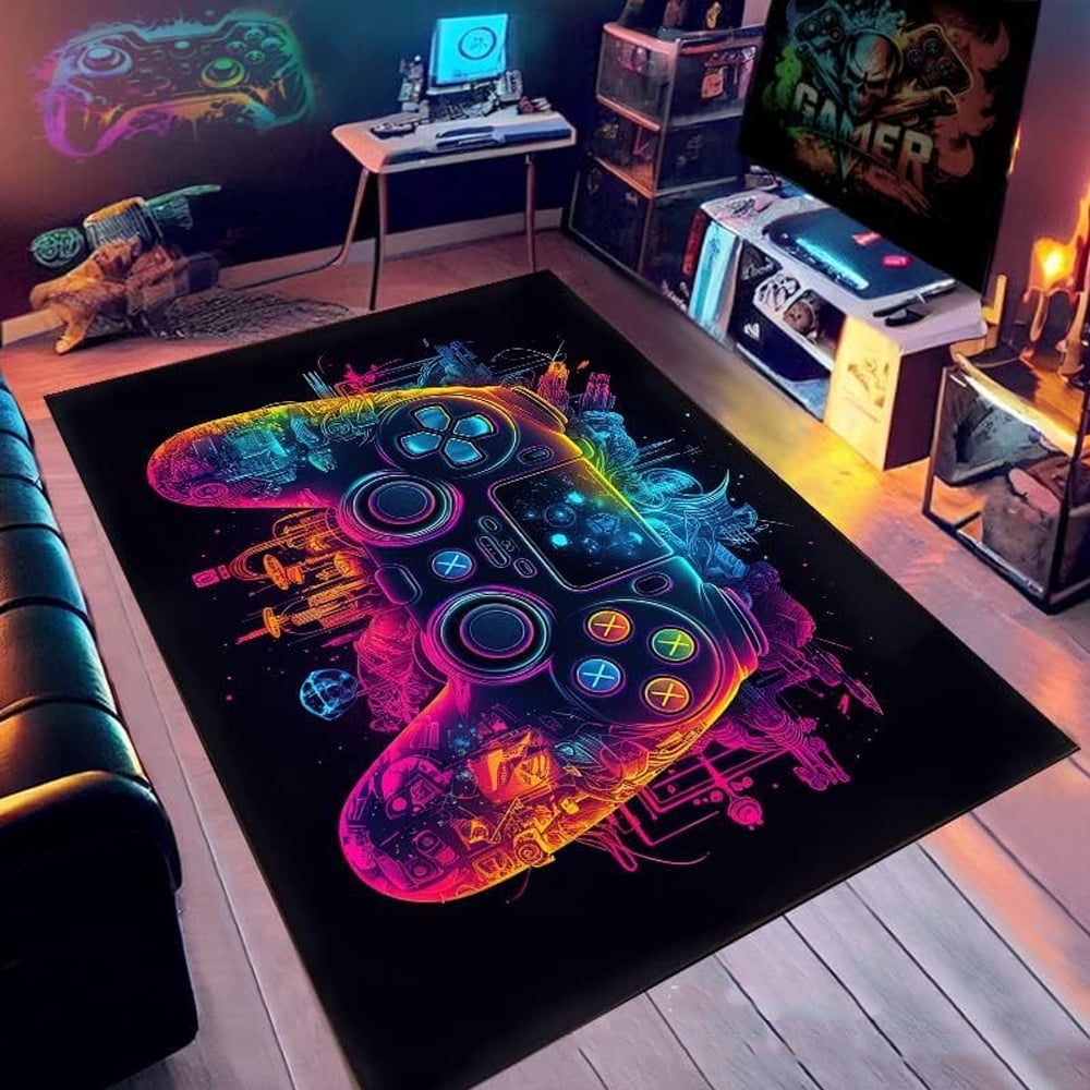Joqmia Gaming Rug - Gaming Carpet for Bedroom and Living Room - Walmart.com