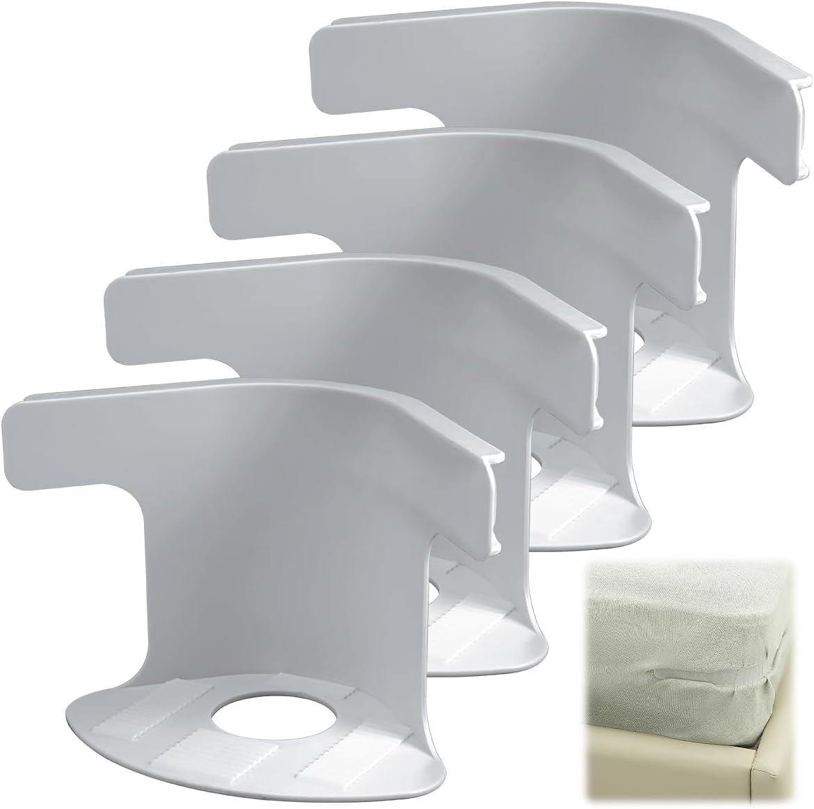 Joqmia Lock Sheet Holders Set - 4 Pack Bed Sheet Holder Secure Bed ...