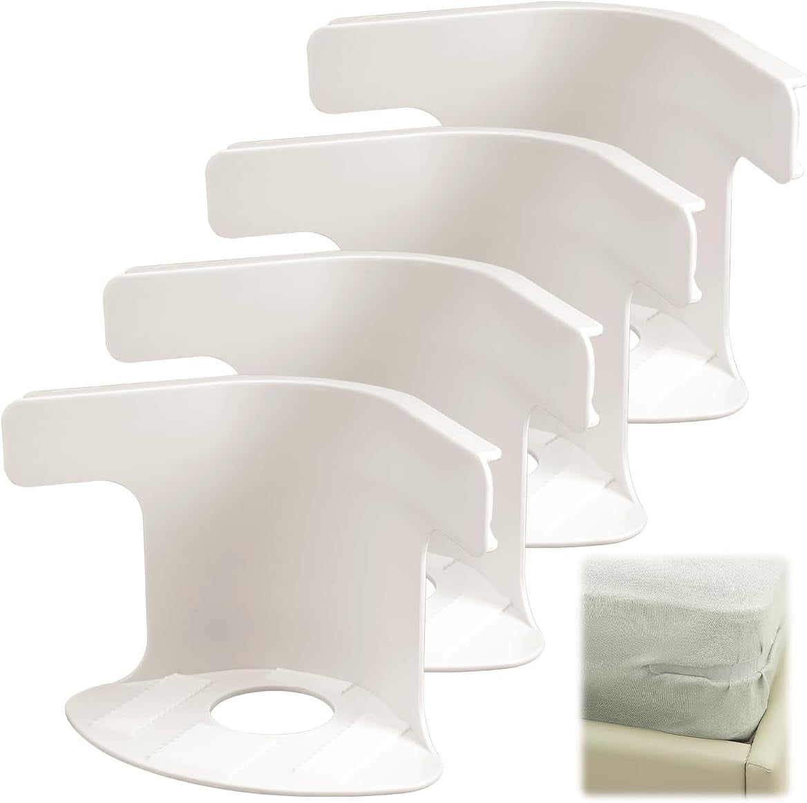Joqmia Lock Sheet Holders Set - 4 Pack Bed Sheet Holder Secure Bed ...