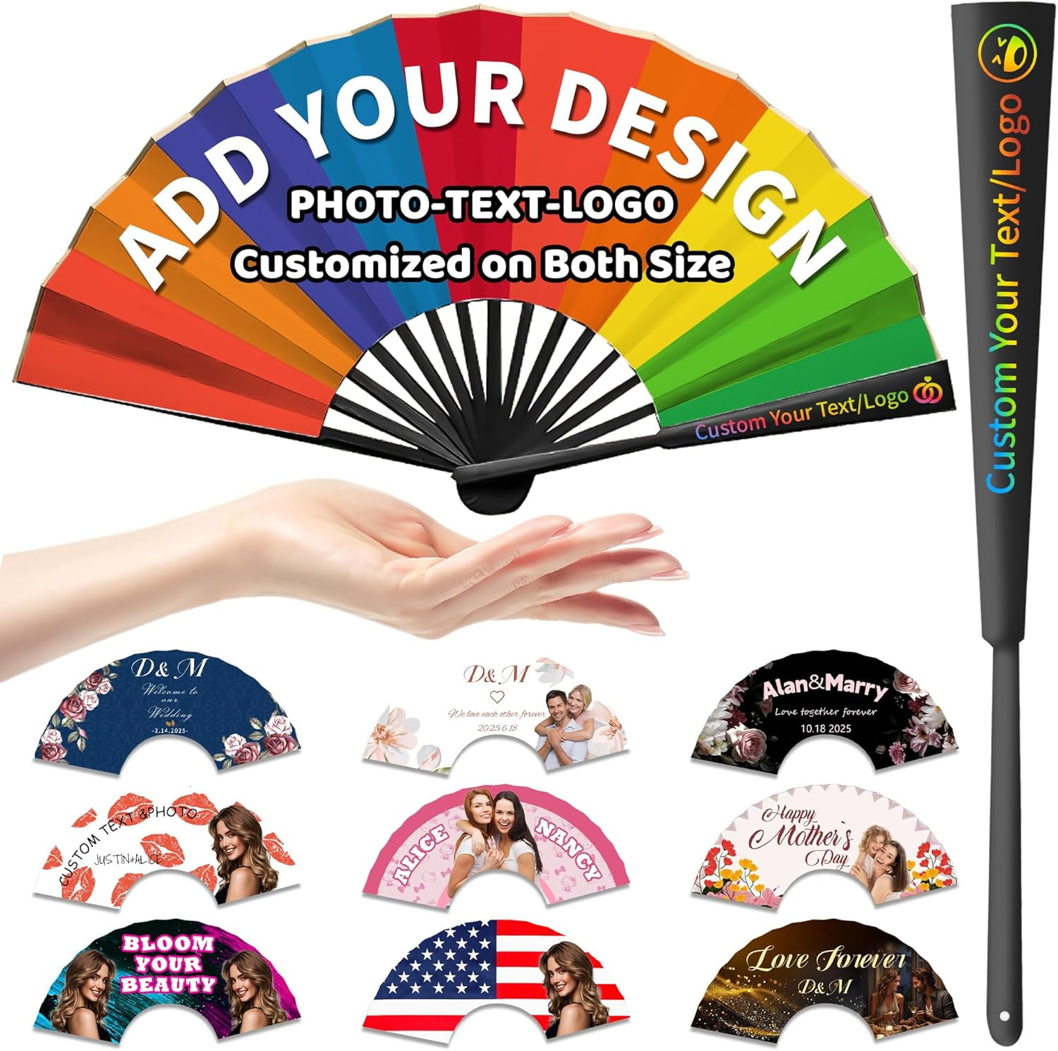 Joqmia Personalized Clack Fans for Line Dancing Custom Line Dance ...