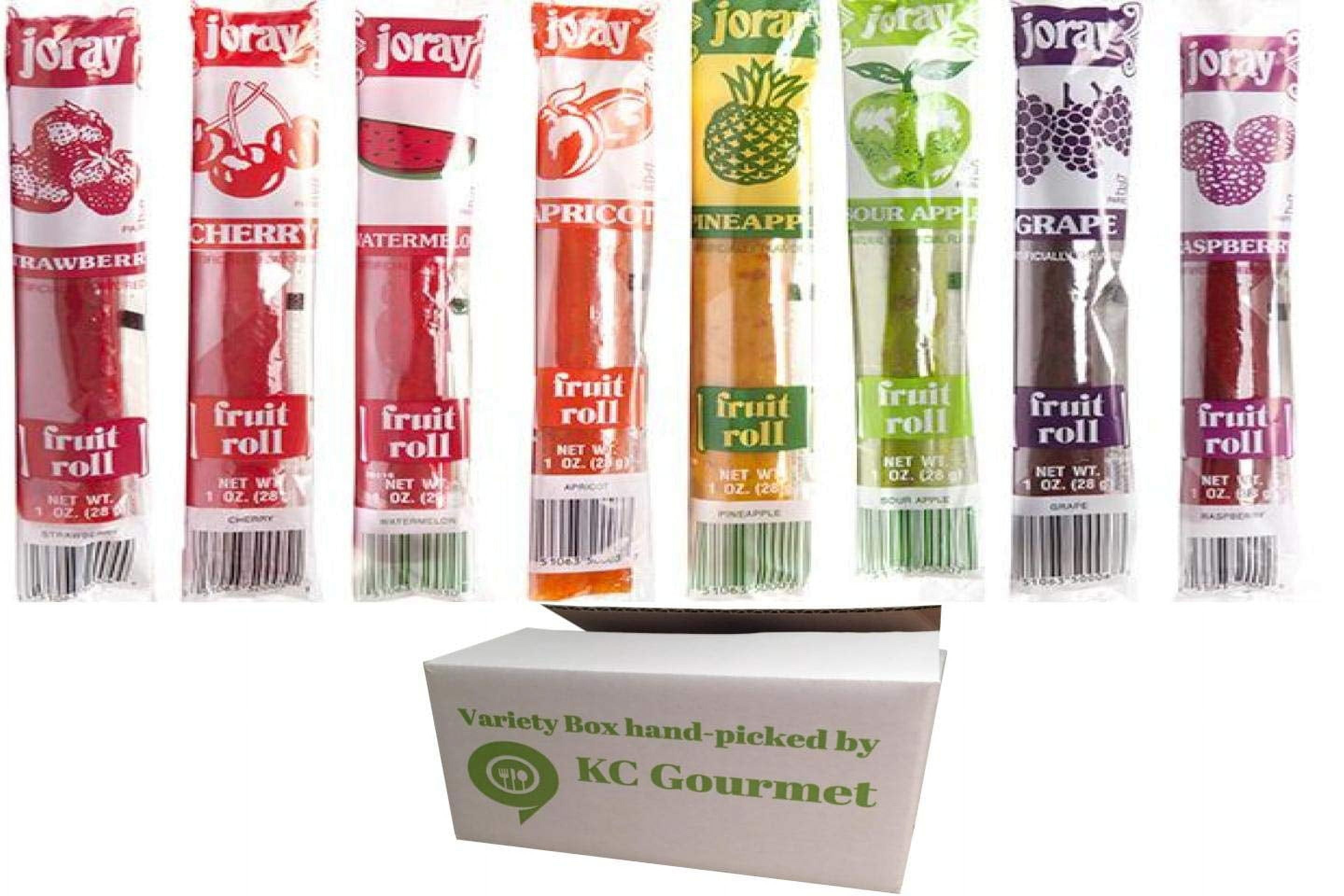 Joray fruit Roll Variety AKF18 Pack (8 flavors) 24-count, .75 ounce ...