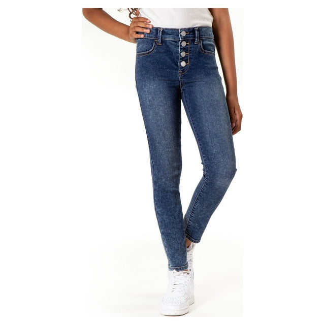 Jordache Girls High Rise Super Skinny, Sizes 5-18 & Slim - Walmart.com