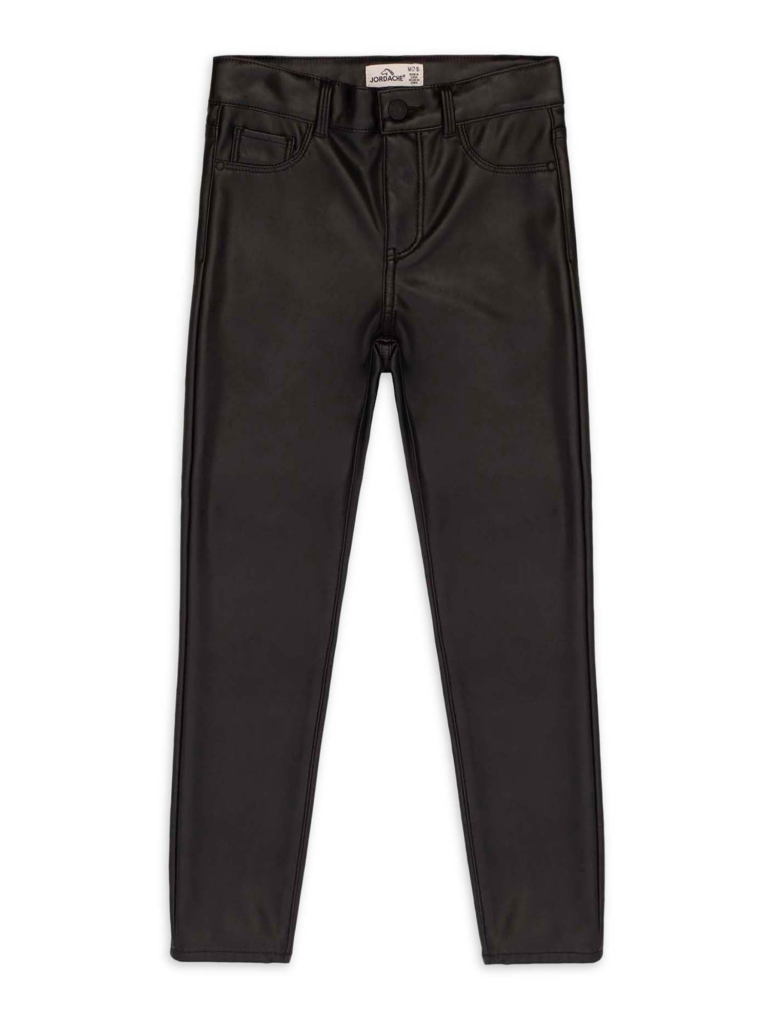 Jordache Girls Pleather Skinny Pants, Sizes 5-18 - Walmart.com