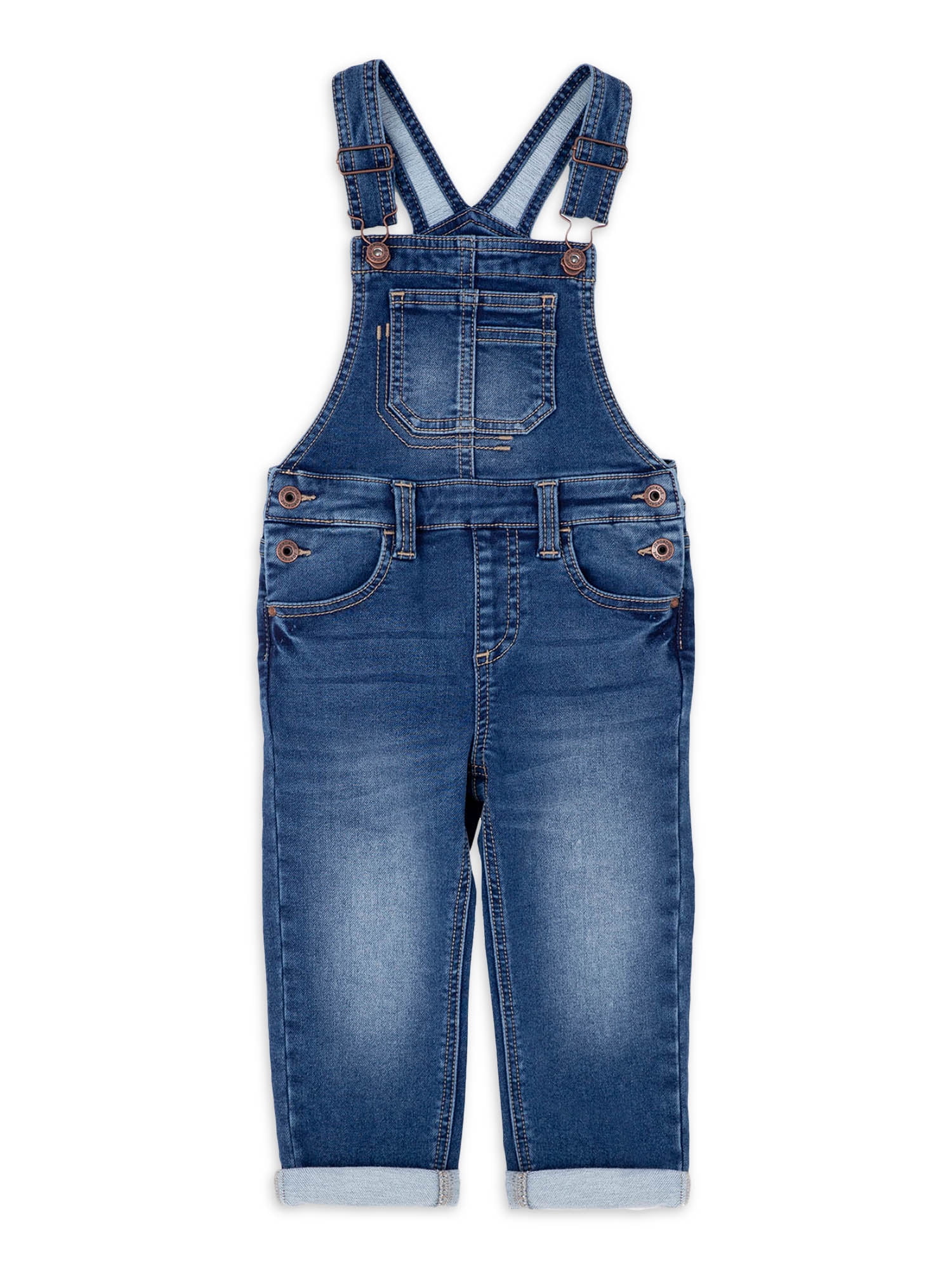 Jordache Toddler Boys Knit Denim Overall (12M-5T) - Walmart.com
