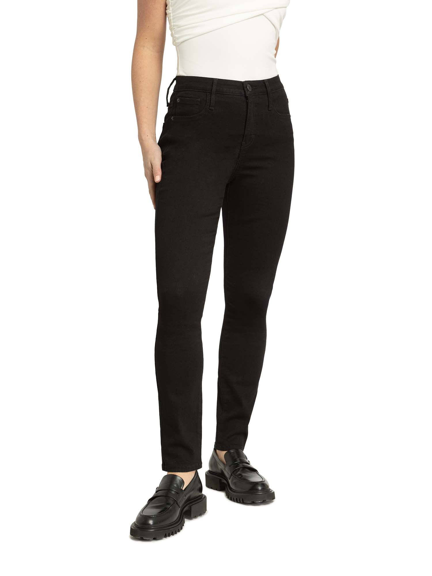 Jordache women's High Rise Curvy Jeans - Slim Fit Denim - Walmart.com