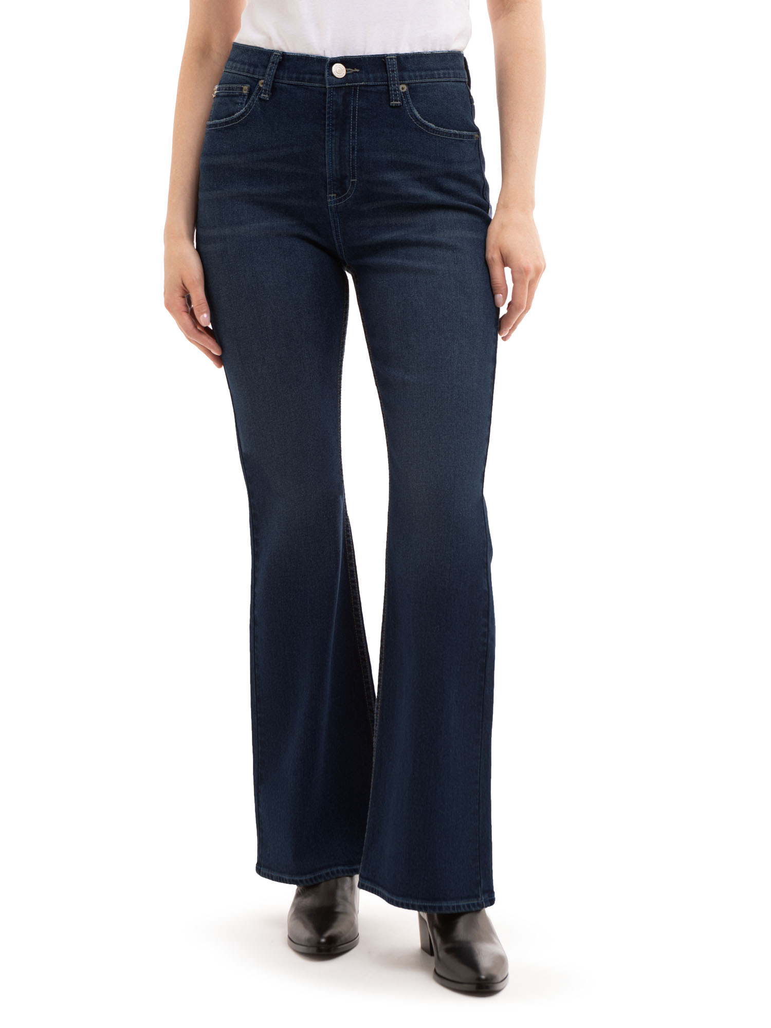A3 Denim Women's Plus Size High Rise Flare Jeans - Walmart.com