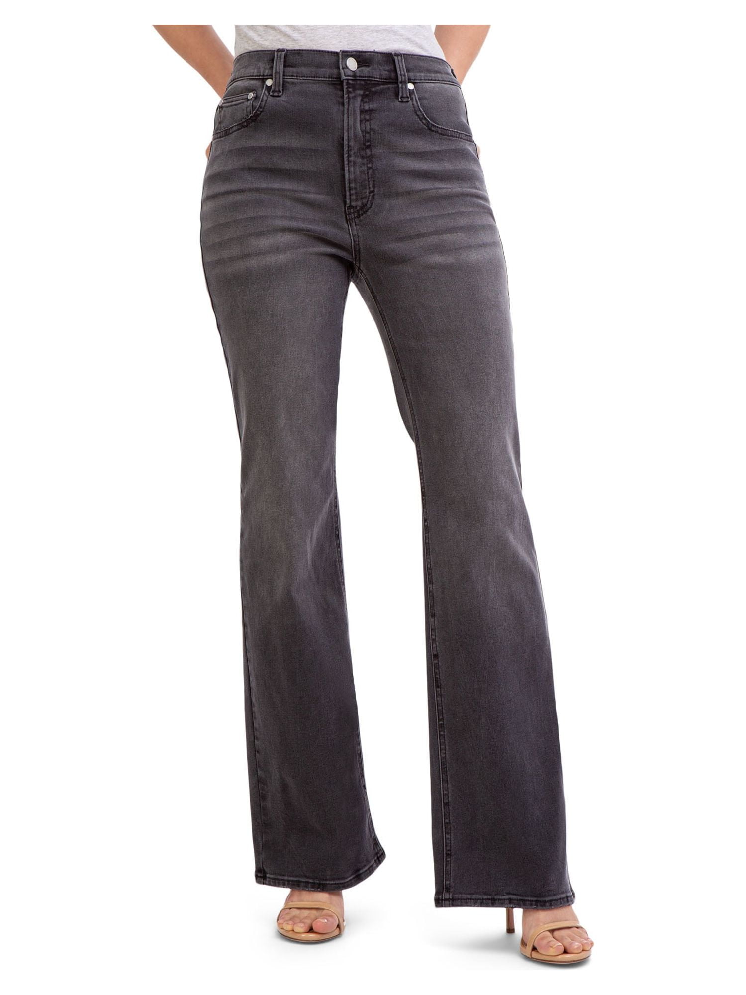 Jordache women's High Rise Flare Jeans - 32 Inseam - Walmart.com