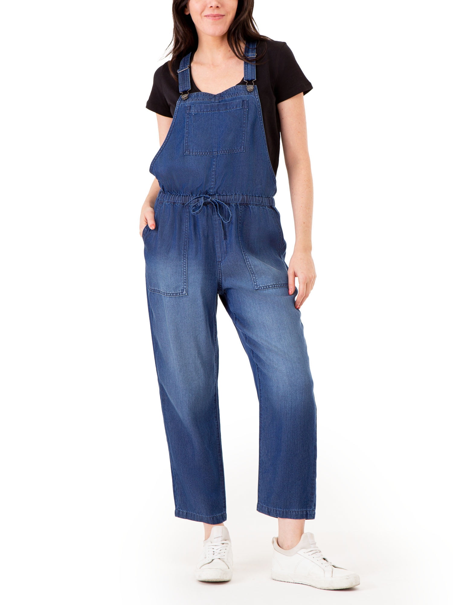 Jordache Women's Stretchy Straight Leg Overall, Size L - Walmart.com