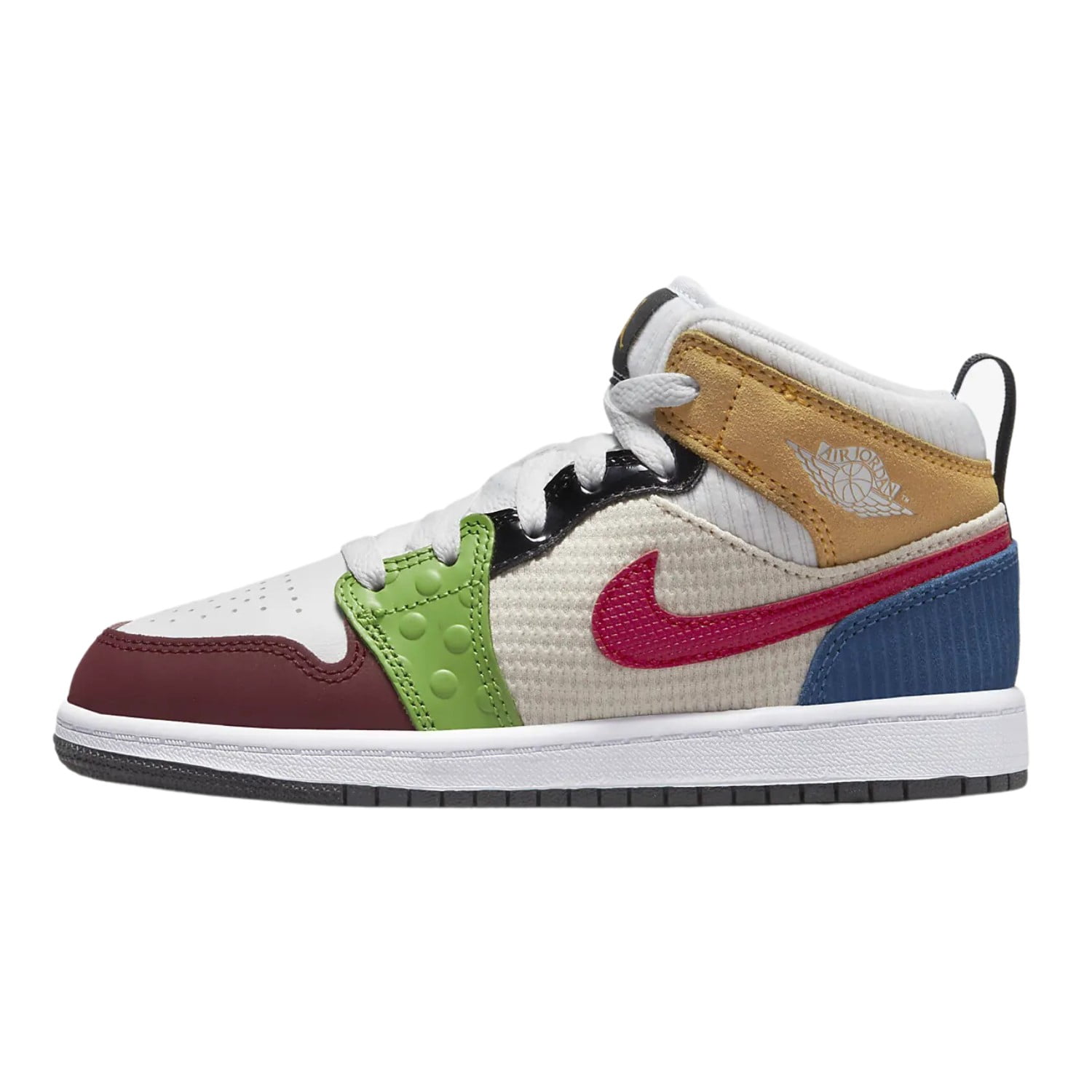 Jordan 1 Mid Se Little Kids Style : Dr6958-100 - Walmart.com