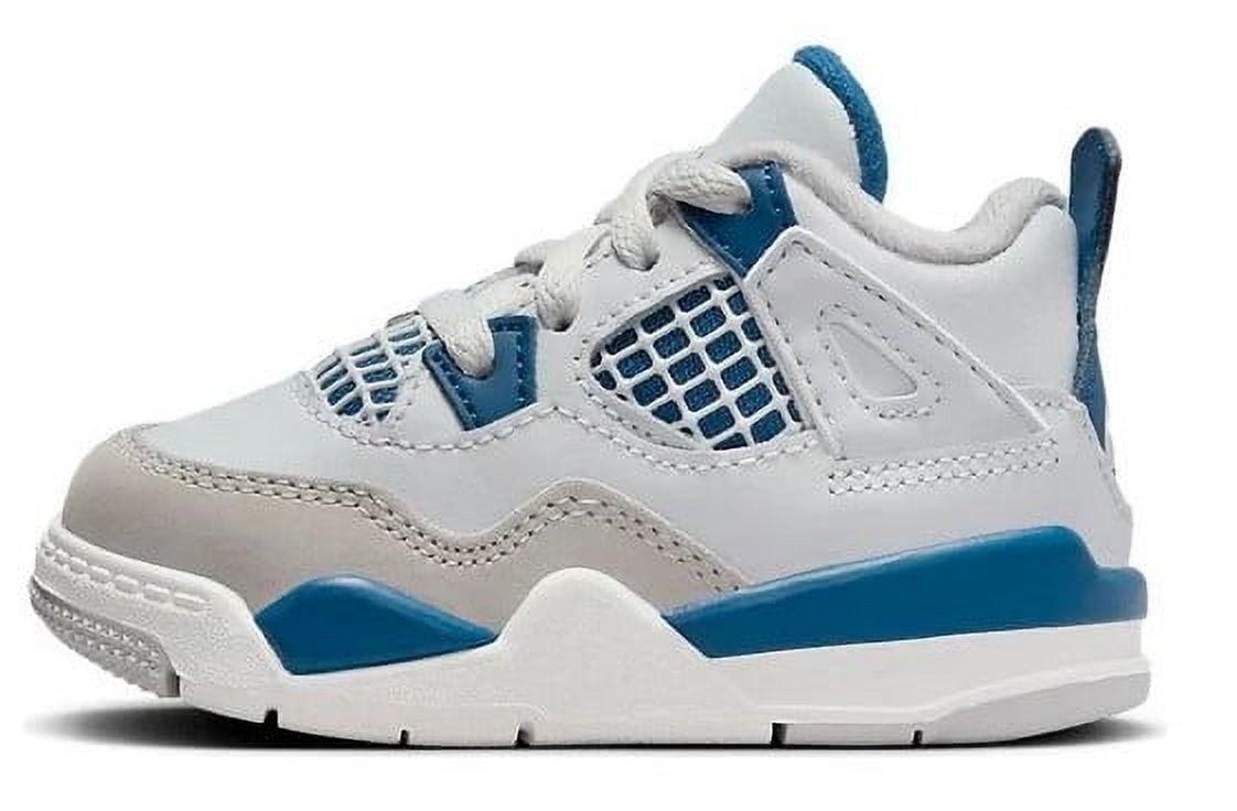 Toddler's Jordan 4 Retro Off White/Military Blue (BQ7670 141) - 6 ...