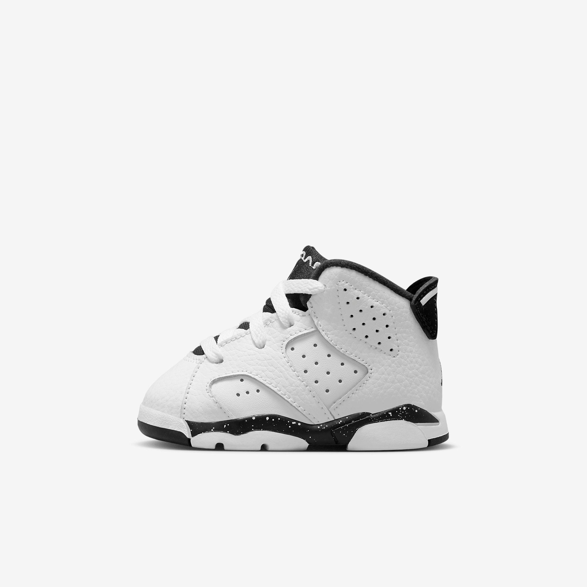 Toddler's Jordan 6 Retro White/Black (DV3606 112) - 6 - Walmart.com