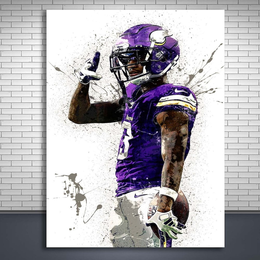 Jordan Addison Poster, Touchdown Celebration, Minnesota football team ...