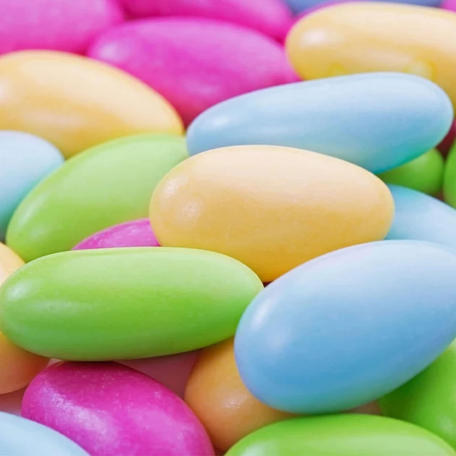 Jordan Almonds Candy - 3 Pound Assorted Mix Pastel Colors - Candied ...