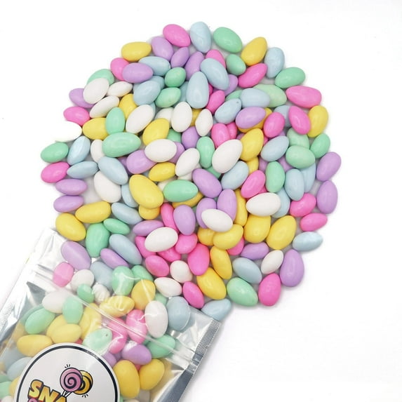 Jordan Almonds Party Colors Hard Candy 5 Pound, Approx. 550 Pieces ...