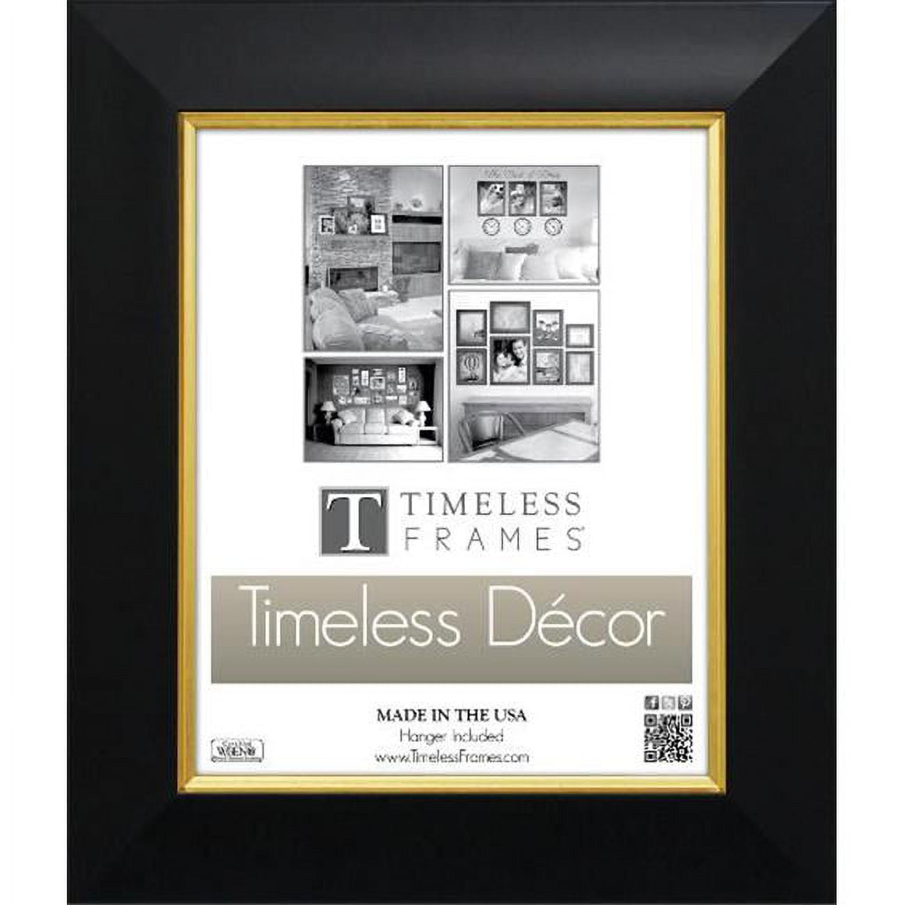 Jordan Black Gold Wall Frame, 8 x 10 in. - Walmart.com