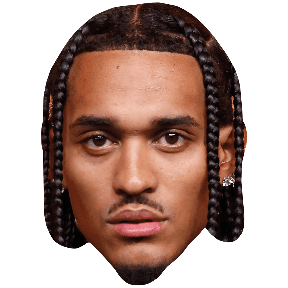 Jordan Clarkson (Braids) Celebrity Mask, Flat Card Face, Fancy Dress ...