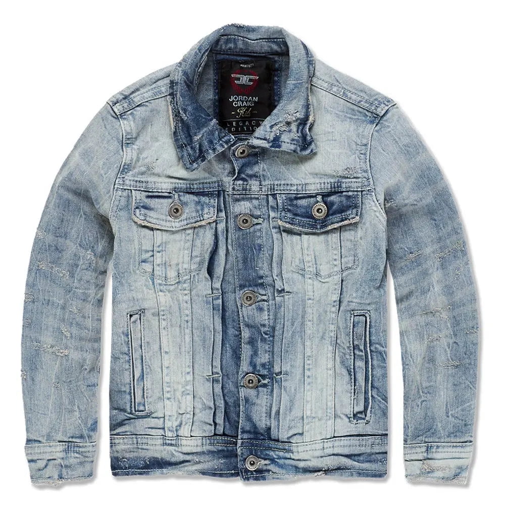 Jordan Craig Kids Bayside Denim Trucker Jacket (Iced Lager) - Walmart.com