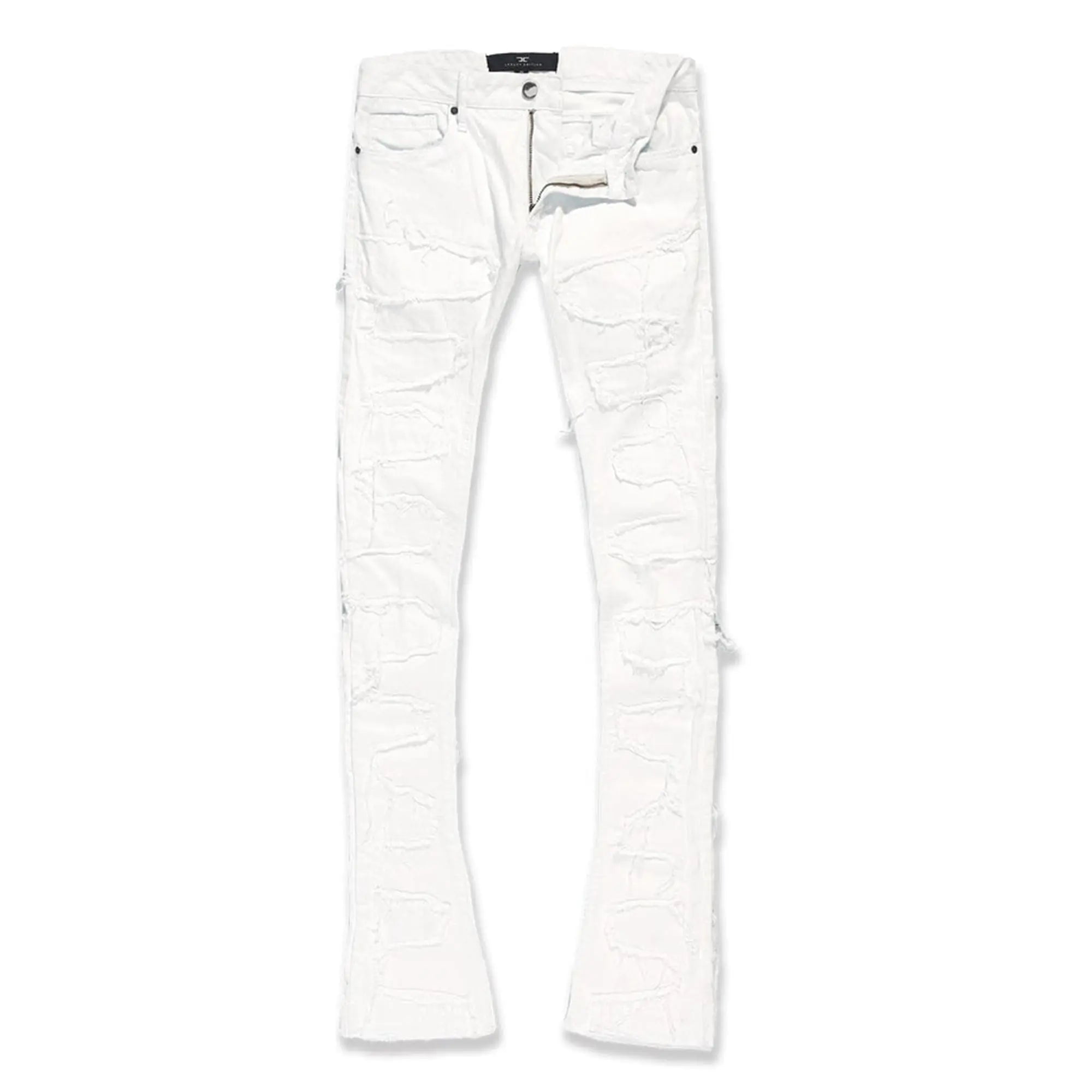 Jordan Craig Men Martin Stacked Python Jeans (Plaster) - Walmart.com