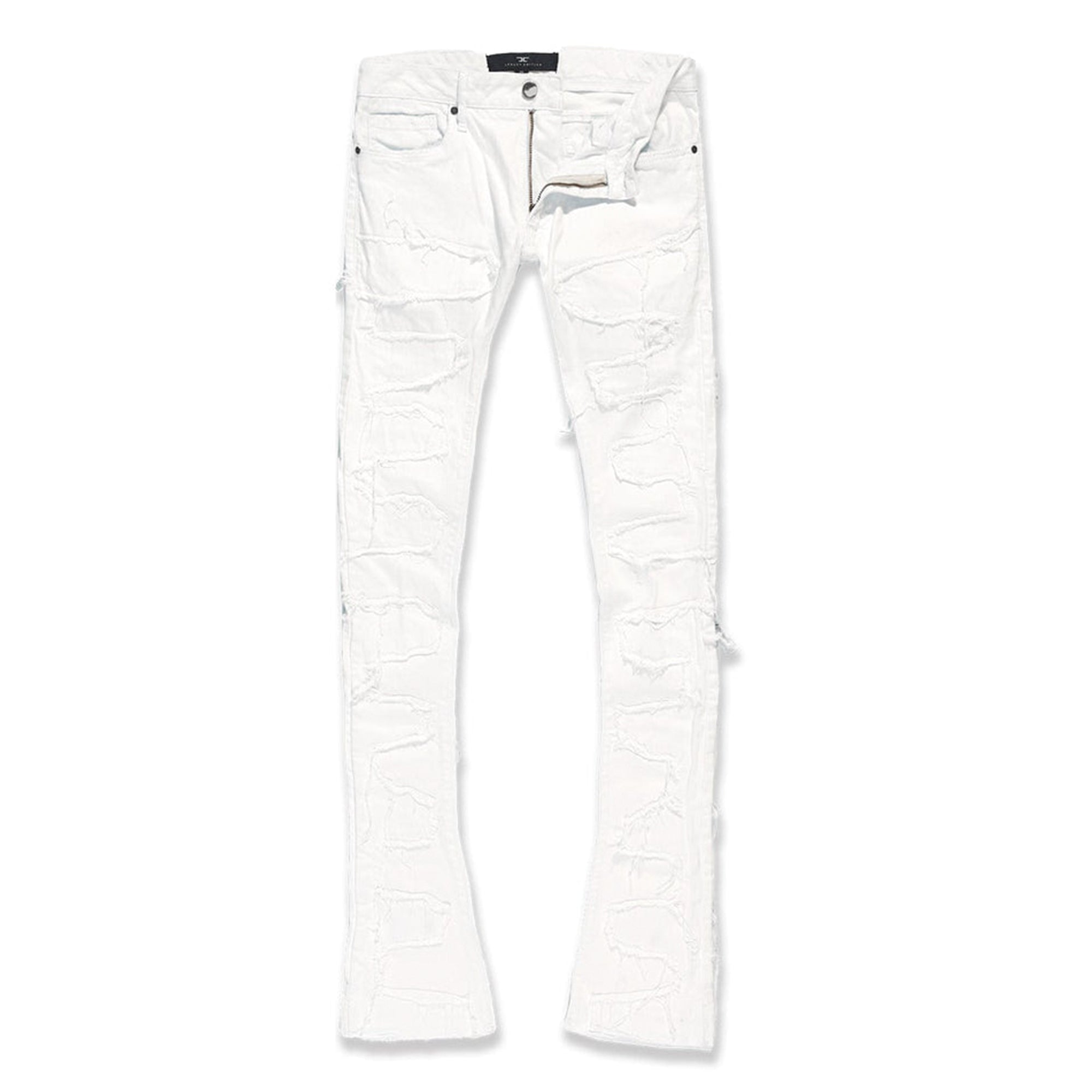 Jordan Craig Men Martin Stacked Python Jeans (Plaster) - Walmart.com