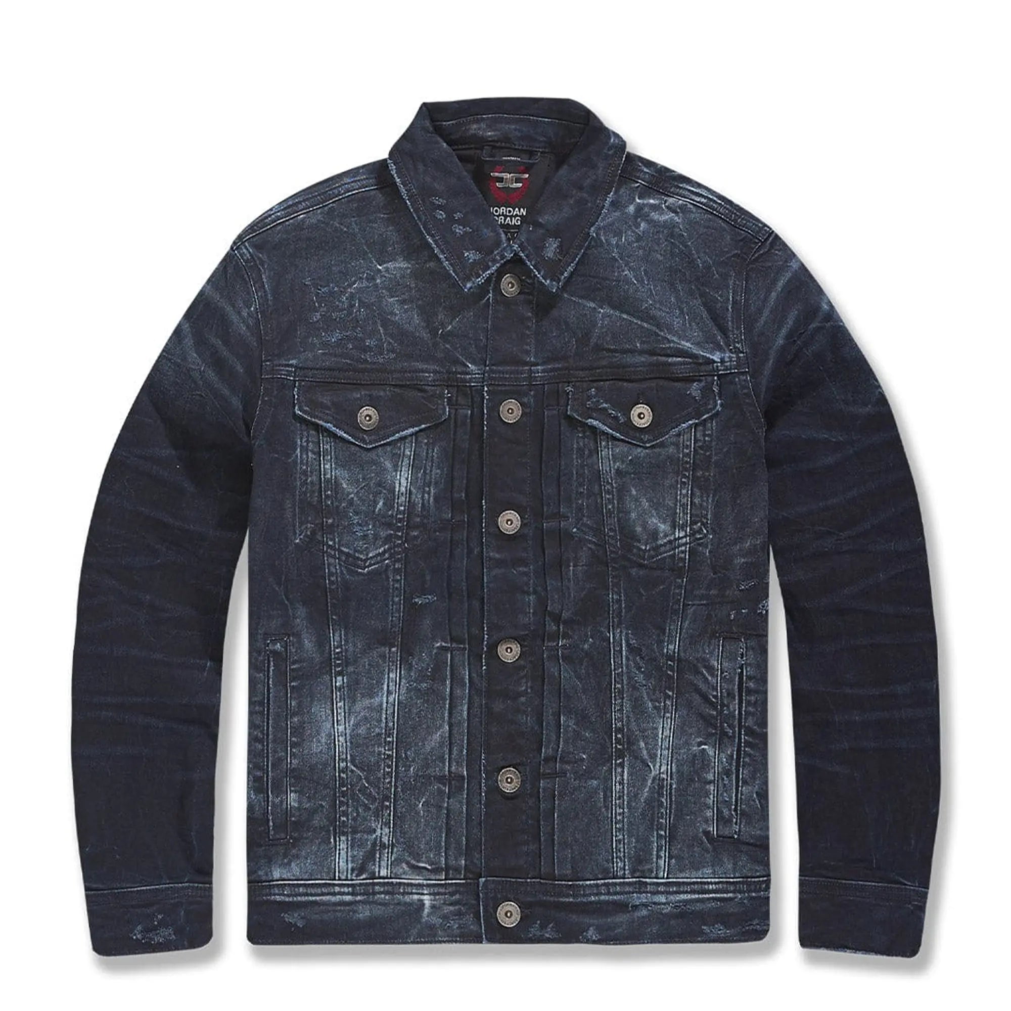 Jordan Craig Men New Group Trucker Jacket (Black Shadow) - Walmart.com