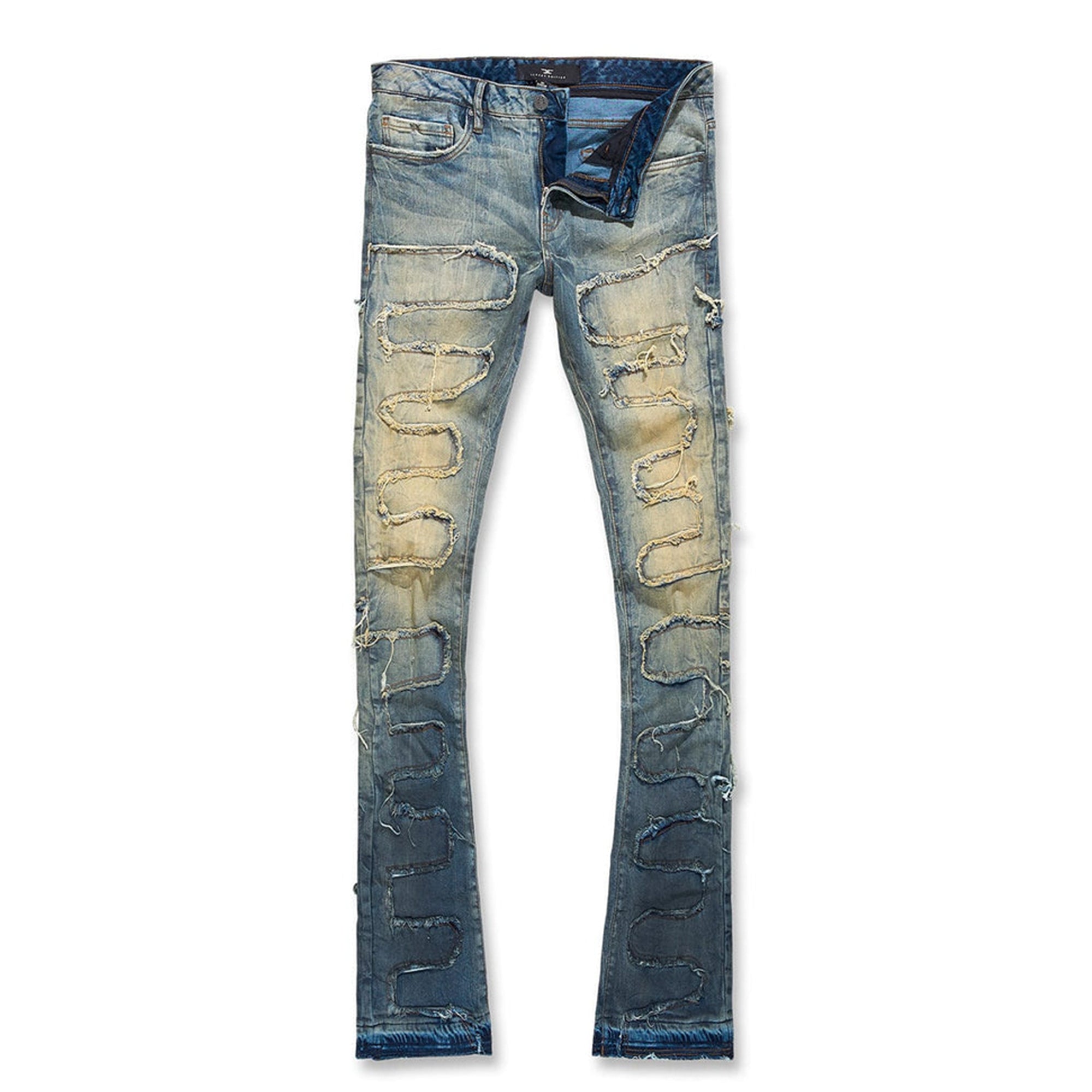 Jordan Craig Men Python Denim Stacked Jeans (Vintage) - Walmart.com
