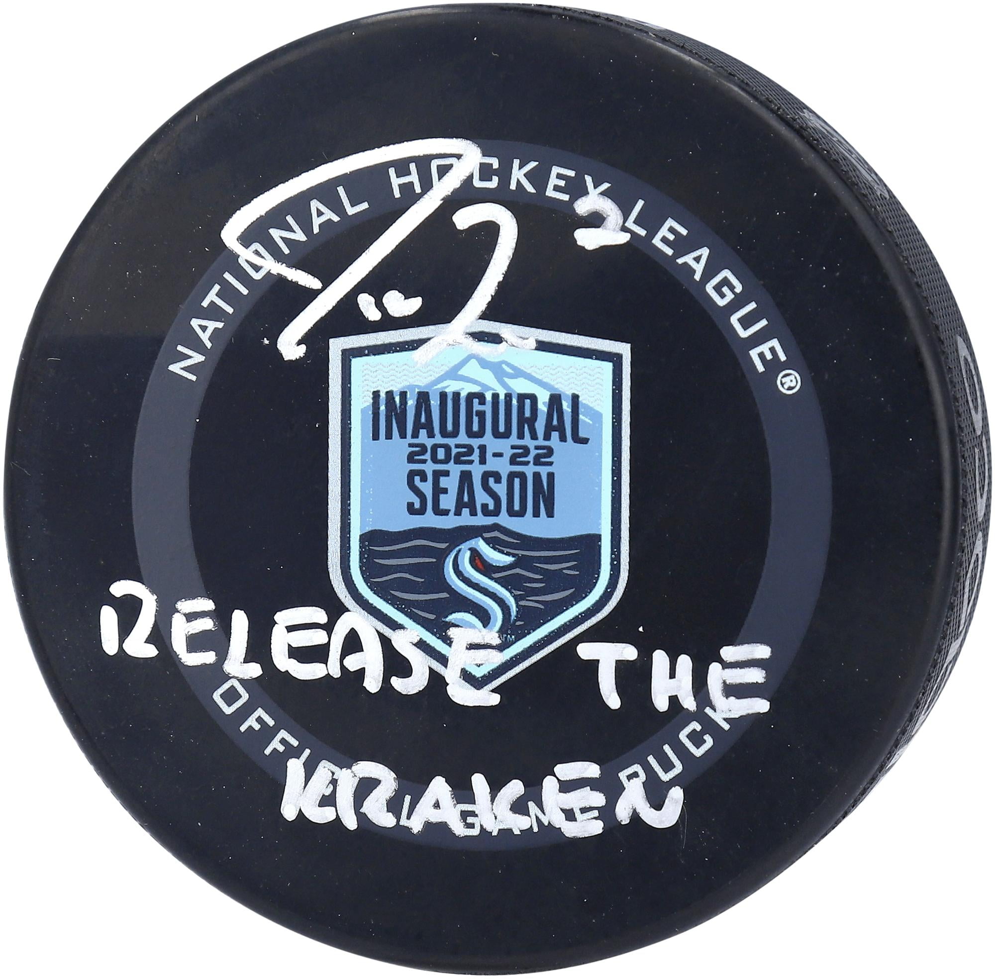 Jordan Eberle Seattle Kraken Autographed 2021-22 Inaugural Season ...