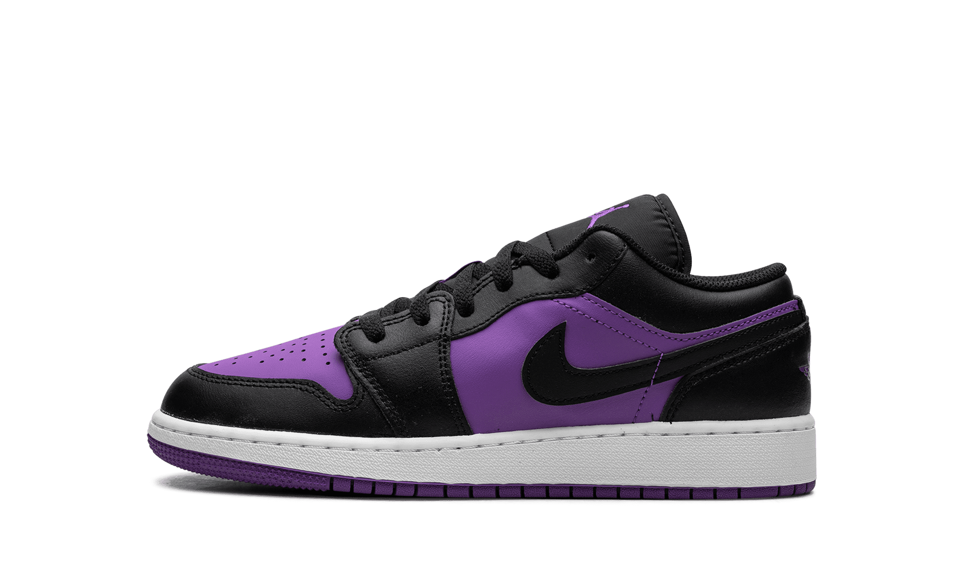 Jordan GRADE SCHOOL Air Jordan 1 Low GS "Purple Venom" 553560 505 from ...