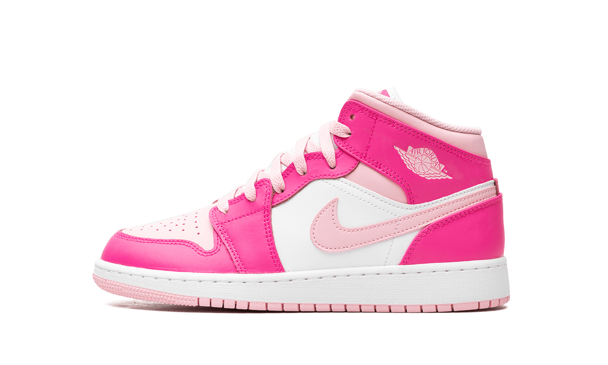 Jordan GRADE SCHOOL Air Jordan 1 Mid GS "Fierce Pink" FD8780 116 FD8780 ...